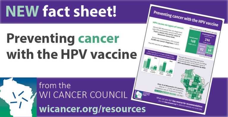 HPV fact sheet_slider | Wisconsin Cancer Collaborative